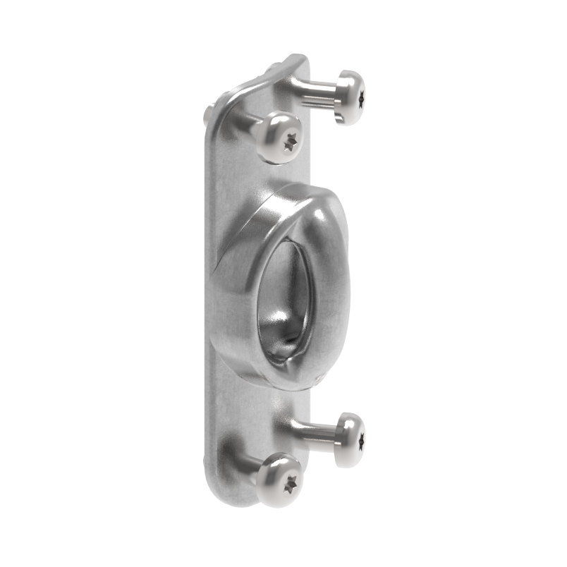 Dead-end bracket for Code Zero halyard, C280-F406, Max rope ø16 ...