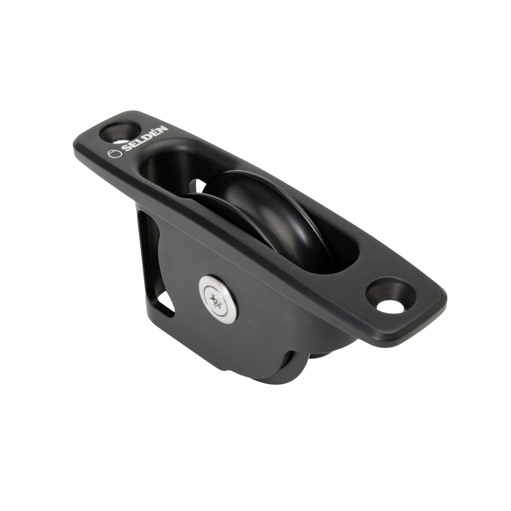 Aluminium Through-Deck block with 60 mm sheave – Seldén Mast Inc
