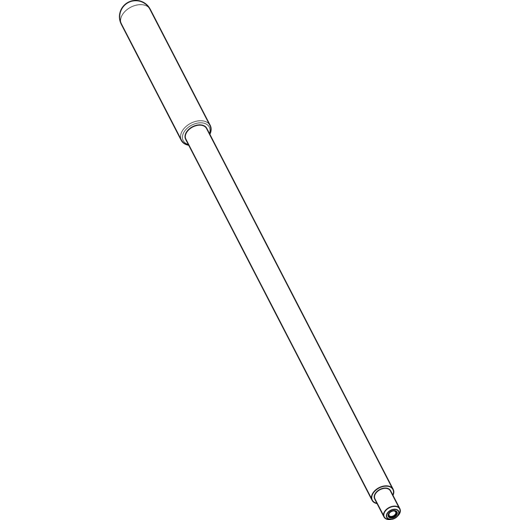 Stainless handle for Seldén Hydraulic Control Panel, ø16/20 x 500 mm ...