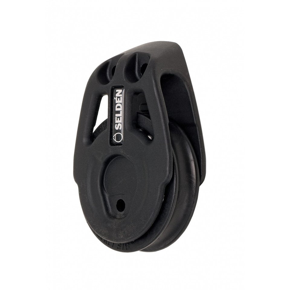 60 mm Ball Bearing Block - Cheek, Flat base – Seldén Mast Inc