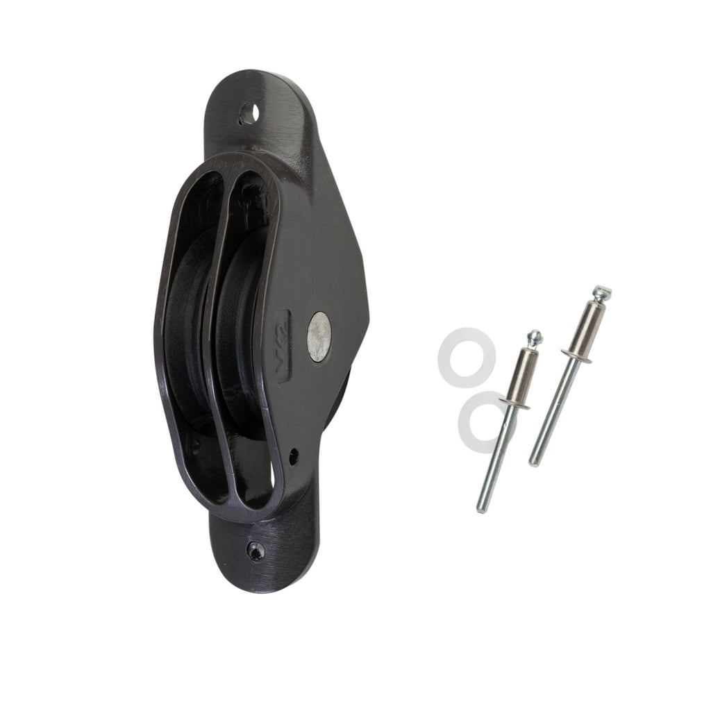 Double Sheave Box (2 x ø70x13) Incl Pop-rivets – Seldén Mast Inc