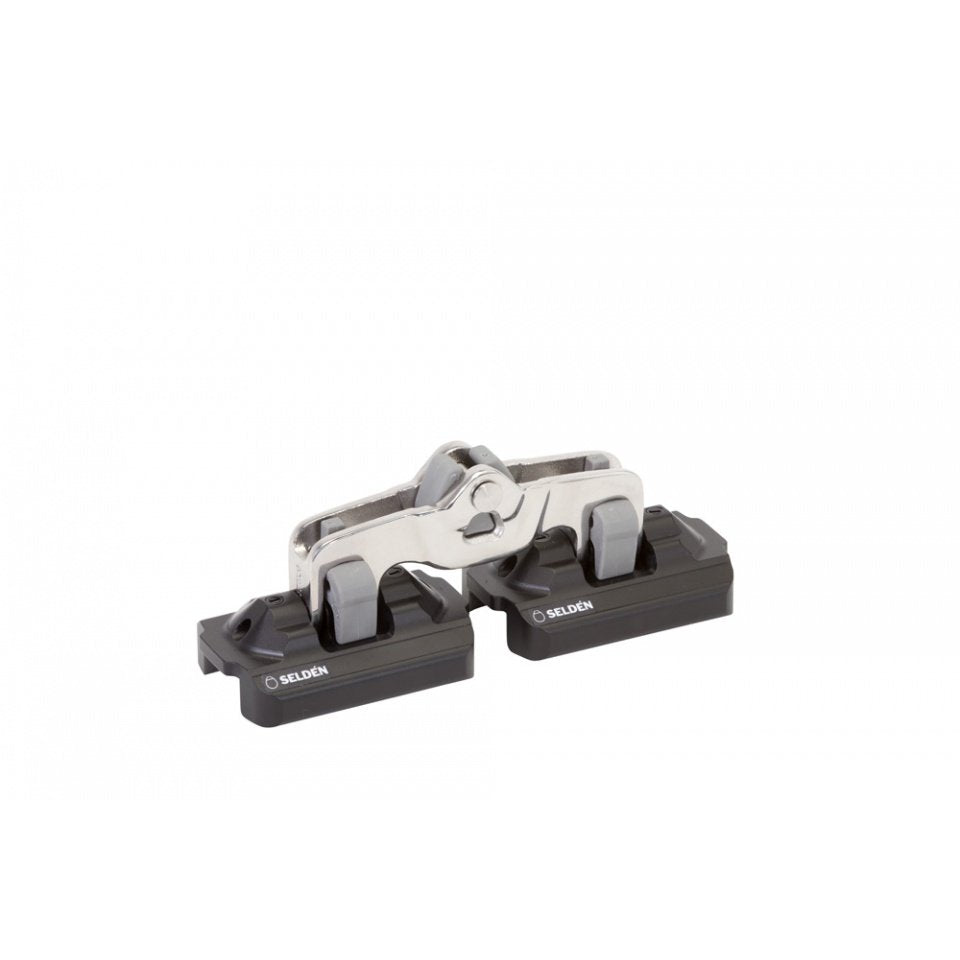 System 22 - Double Ball Bearing Self-Tacking Car, Stainless Toggle Lin ...