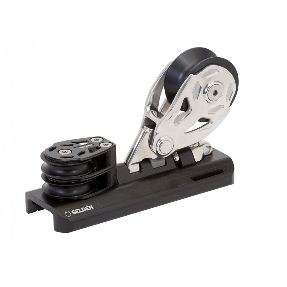 System 42 - Genoa Ball Bearing Car, Double Roller Bearing Sheaves, 4:1 ...
